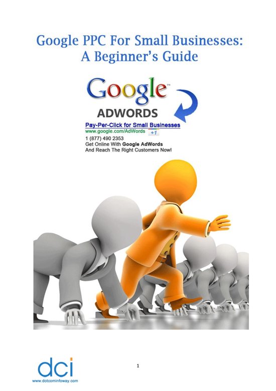 Google PPC For Small Businesses: (ebook), Dot Com Infoway ...