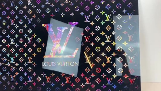 LV bord schilderij 90x60cm | bol