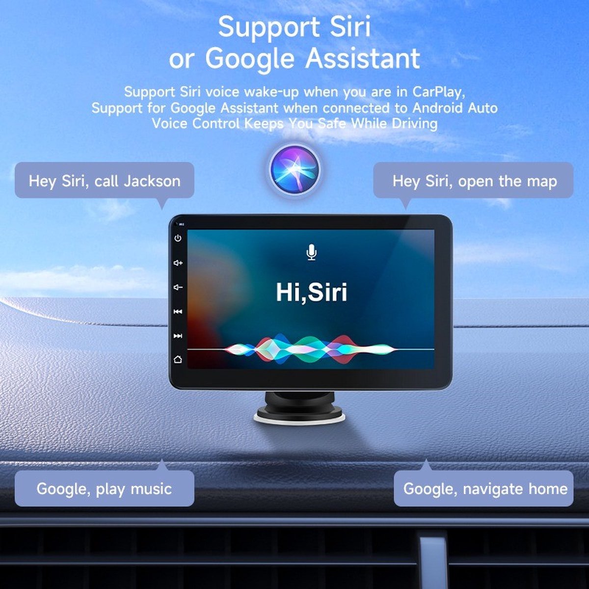 Navigatiesysteem Auto - Navigatie - Apple Carplay - Android Auto - Carplay Draadloos -... | bol