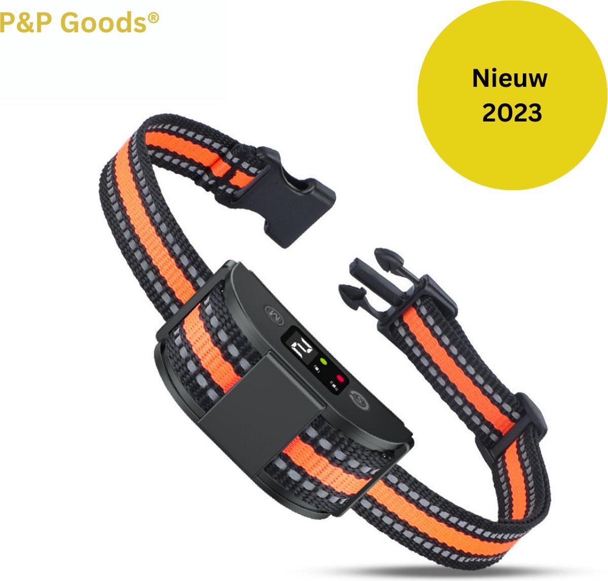 P&P Goods® Anti Blafband - Opvoedinghalsband voor honden - Zonder schok ...