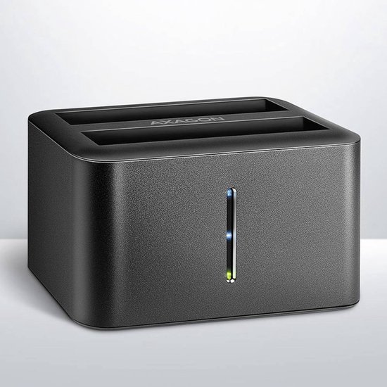 AXAGON ADSA-D25 USB 3.2 Gen 1 - 2x SATA 6G 2.5 SSD/HDD CLONE DUAL MINI ...