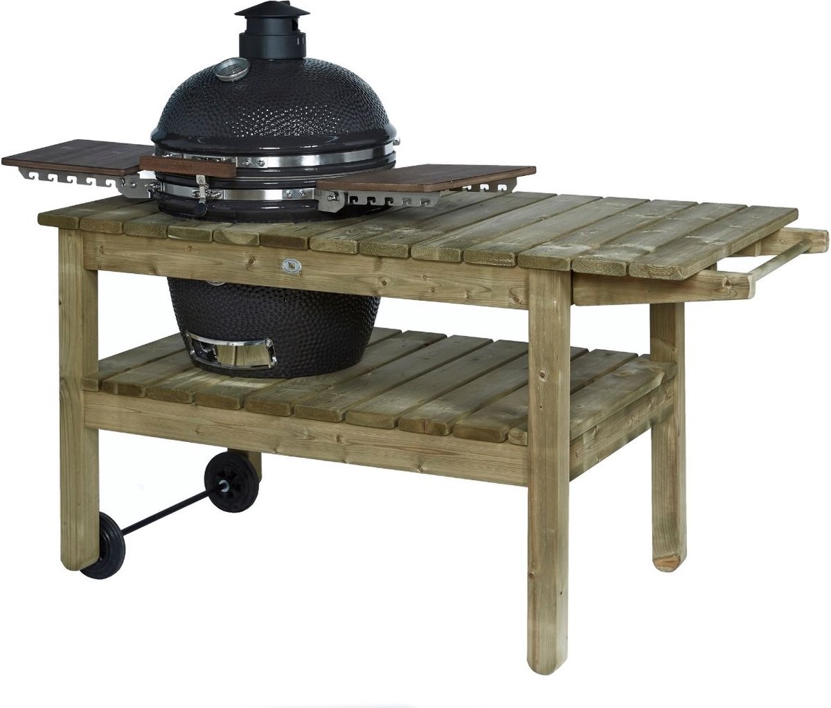 BBQ tafel William | Buitenkeuken | Bijzettafel | Bbqtafel met wielen ...
