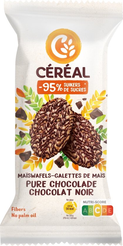 Céréal Maiswafel Puur - 14 x 108 gr - Voordeelverpakking | bol