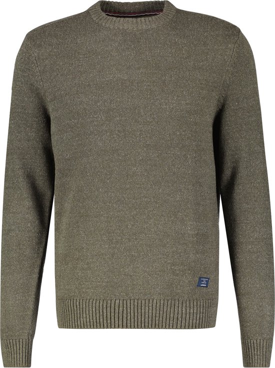 Lerros - Heren Sweater - 2395018 - 659 Aged Olive | bol