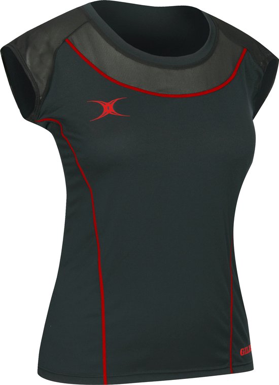 Gilbert Netball Vixen Training Top - W 16 - Black / Red | bol.com