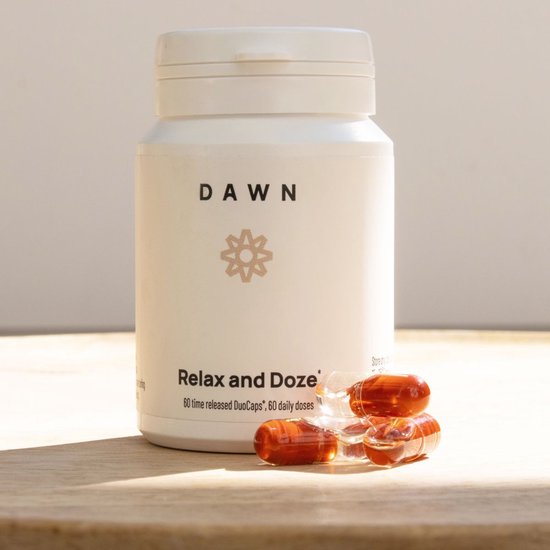 Dawn Nutrition - Relax & Doze - 60 DUOCAP® capsules (2-in-1 effect ...
