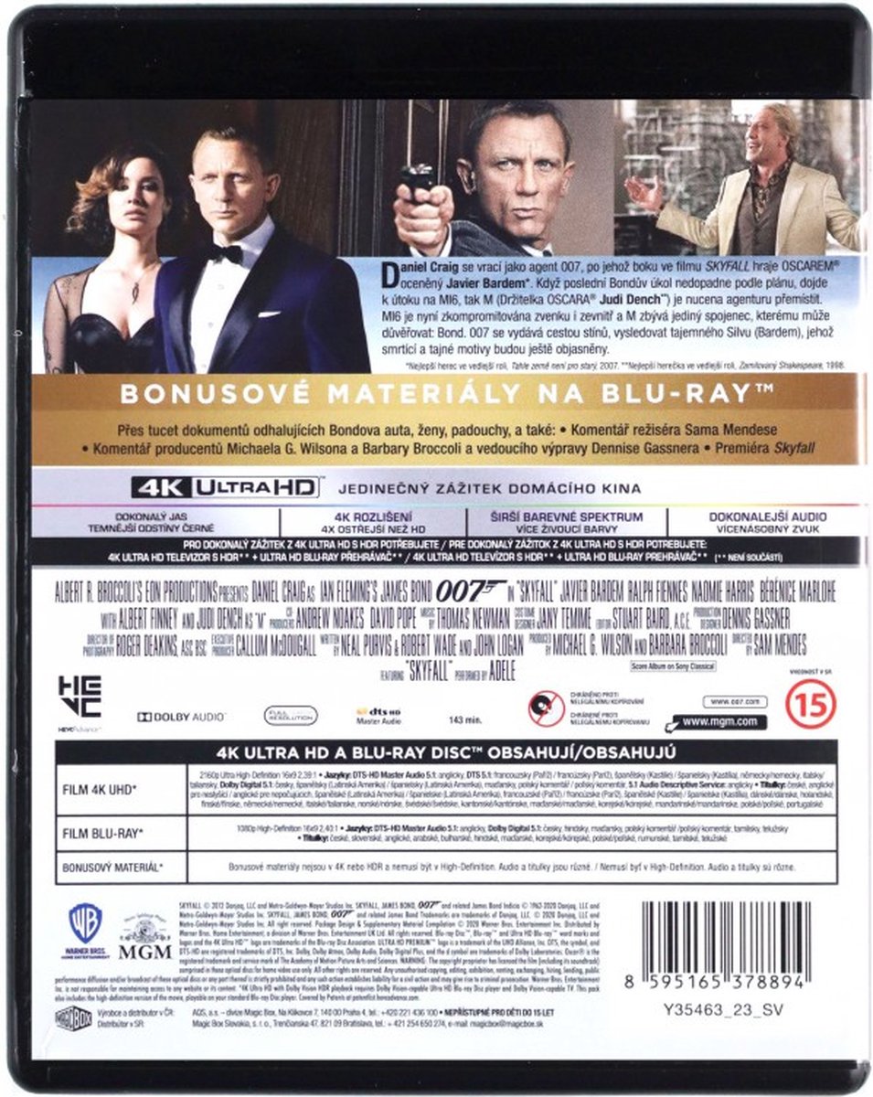Skyfall [Blu-Ray 4K]+[Blu-Ray] • 4K-UHD.nl