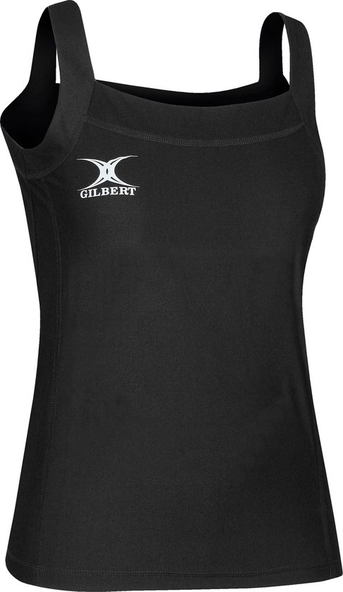 Gilbert Netball Blaze Tank Top - W 6 - Zwart | bol