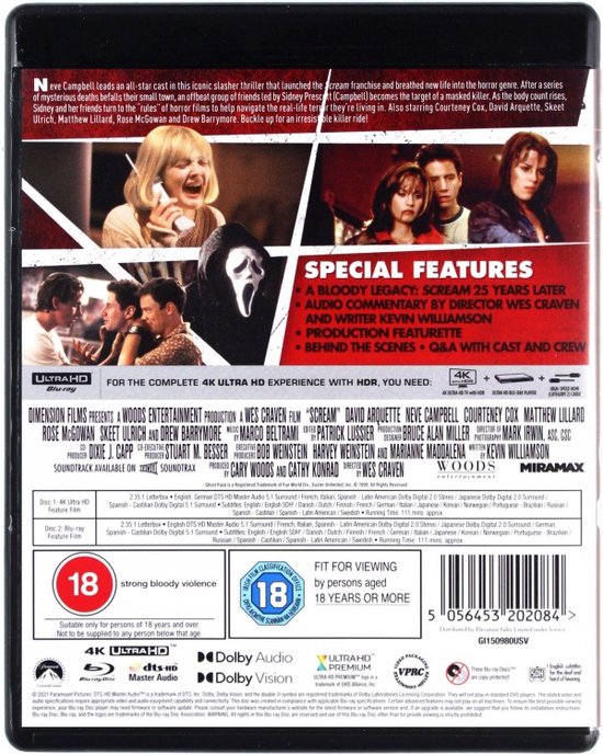 Scream, David Arquette | Dvd's | bol