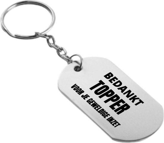 Akyol - bedankt-topper-voor-je-geweldige-inzit sleutelhanger - Afscheid ...