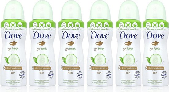 Dove - Deodorant - Spray - Compressed - Cucumber & Green Tea Scent - 6 ...