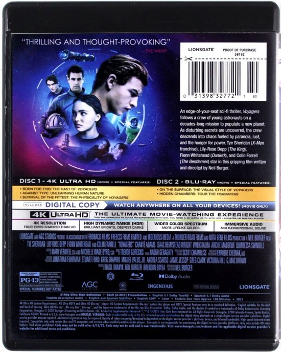 Voyagers [Blu-Ray] (Blu-ray), Colin Farrell | Dvd's | bol