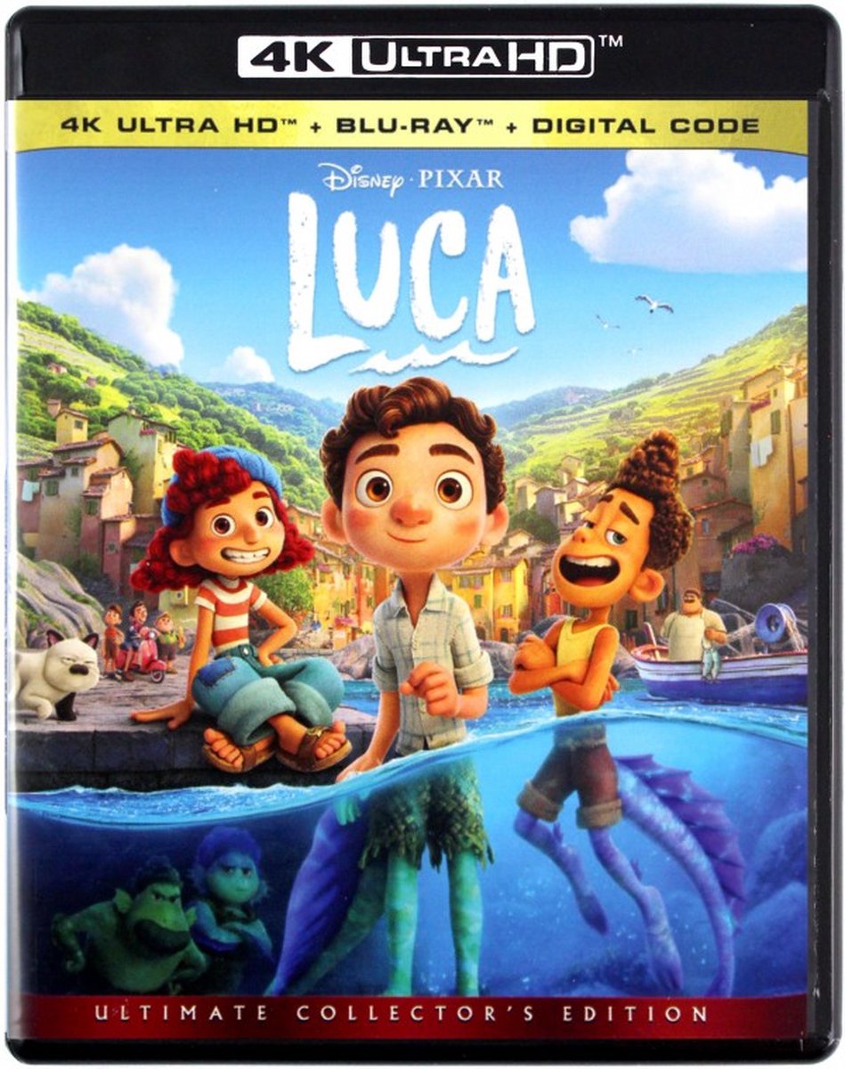 Luca [Blu-Ray 4K]+[Blu-Ray], Jack Dylan Grazer | Dvd's | bol.com