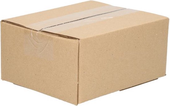 20x Verzenddoos 159 x 129 x 70 mm met rillijnen - B- golf (± 3,0 mm ...