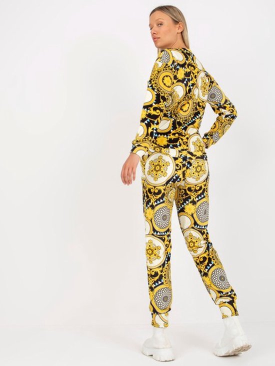 Dames Velours Huispak met Print Maat S/M | bol
