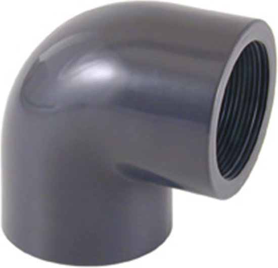 Knie PVC-U 90°, 2" x 1" bi.dr. | bol