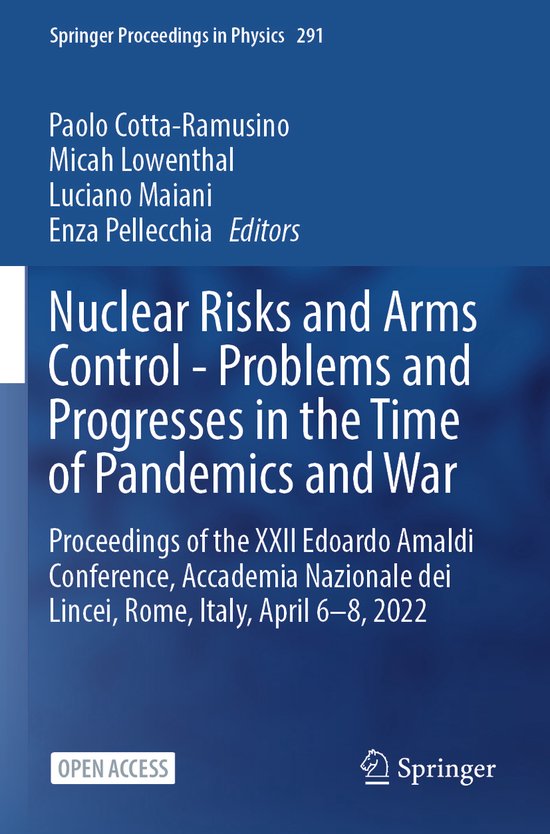 Springer Proceedings in Physics- Nuclear Risks and Arms Control ...