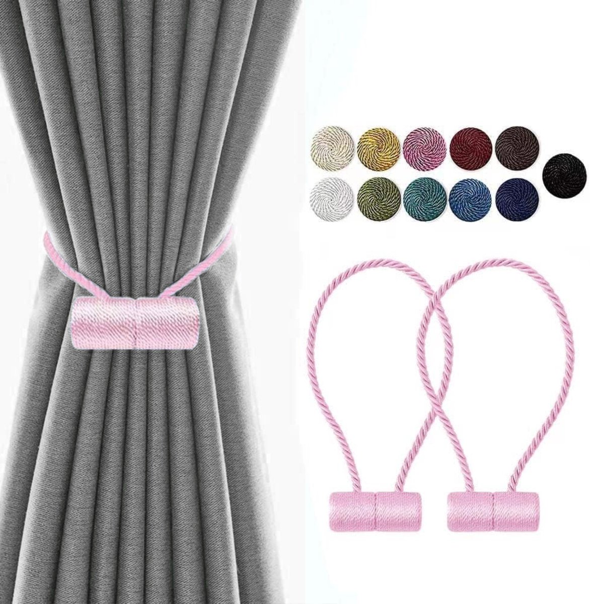 BOTC Gordijn Embrasse - 2 Stuks - Gordijnhouders - Gordijn Embrasse ...