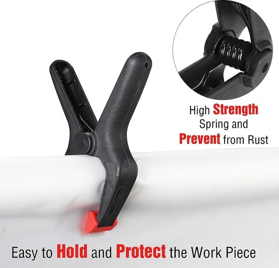 16 Stuks Nylon Veerklem Set, Lijmklemmen Veerklem, Achtergronden ...