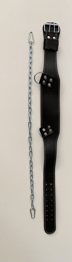 Twee-in-één fitnessriem + Lifting straps - Powerlift riem - Dipping ...