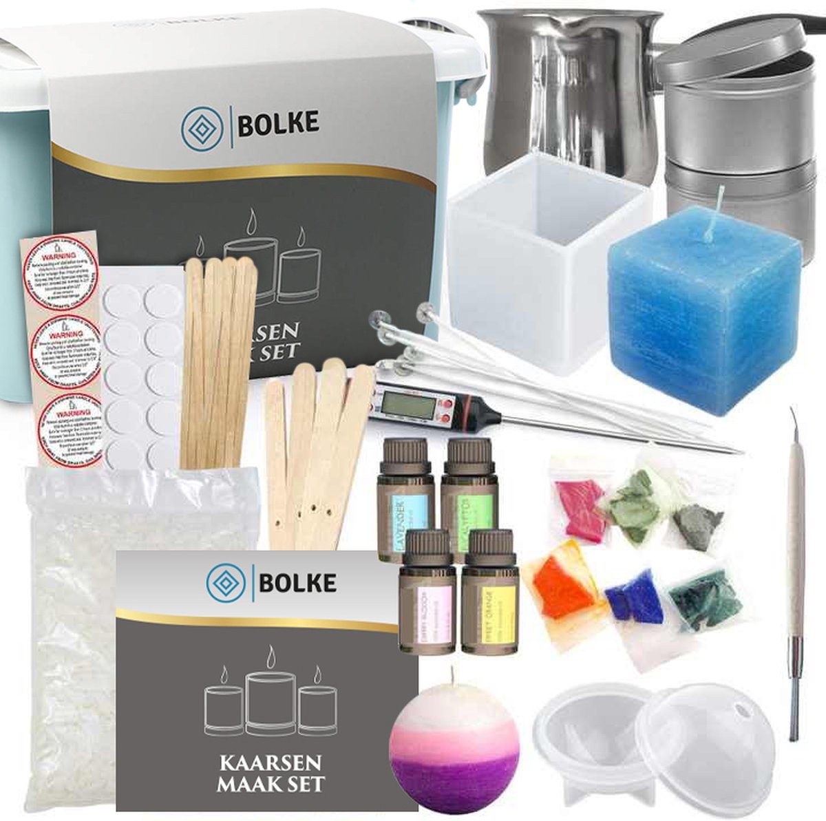 Bolke® - kaarsen maken - kaarsen maken voor volwassenen - kaarsen maken ...