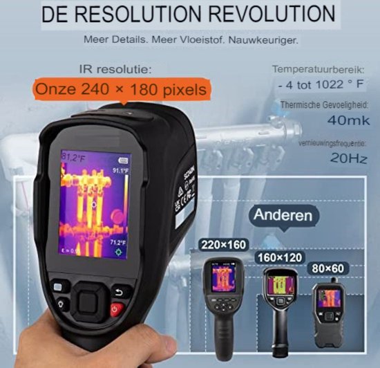 Warmtebeeldcamera - Warmte Camera - Infrarood Camera - Thermische Camera - Warmtebeeld Kijker ...