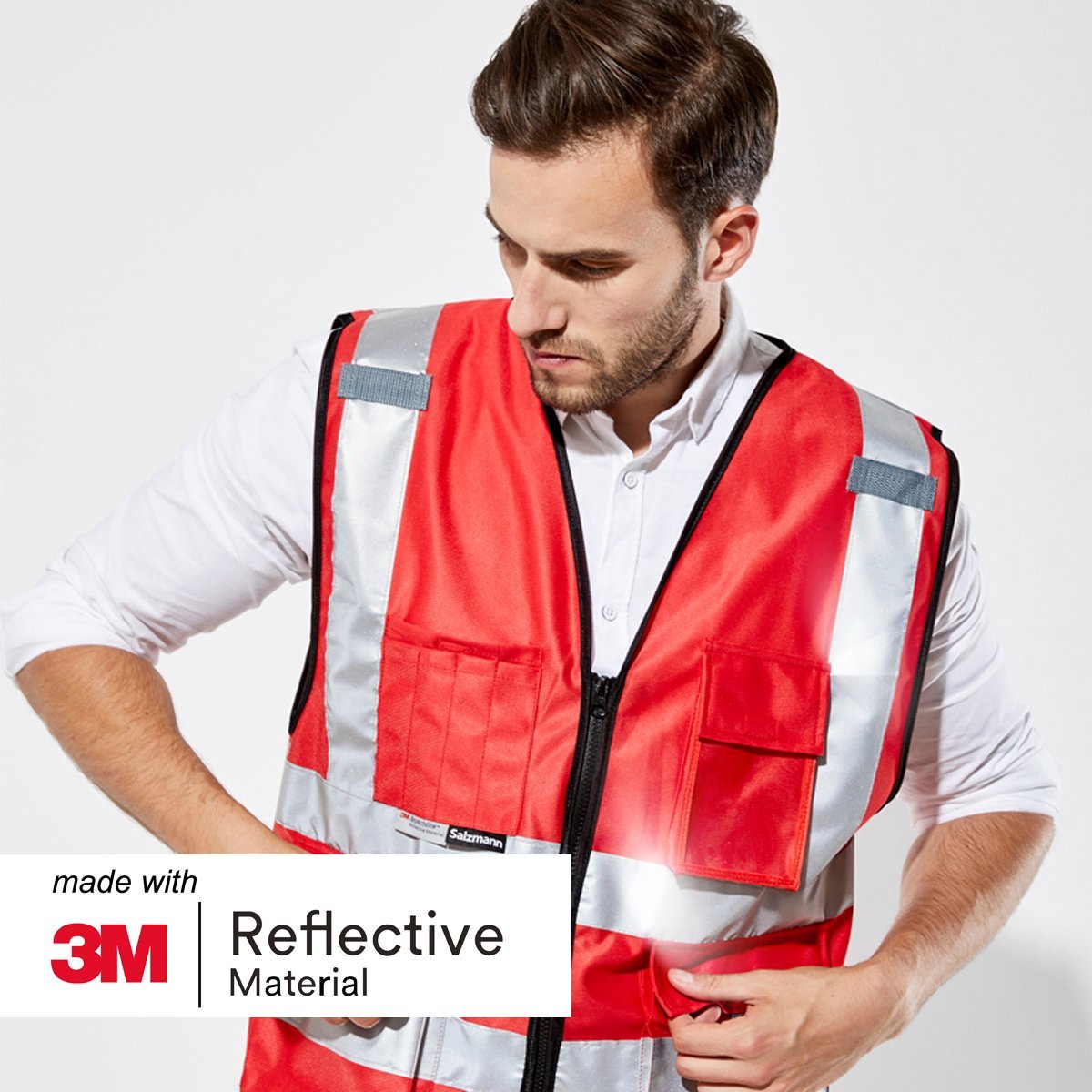 3M Reflecterende vest met hoge zichtbaarheid - Gemaakt van 3M ...