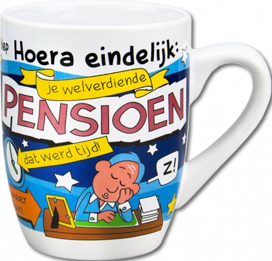 Mok - Toffeemix - Hoera Eindelijk je welverdiende pensioen - Cartoon ...