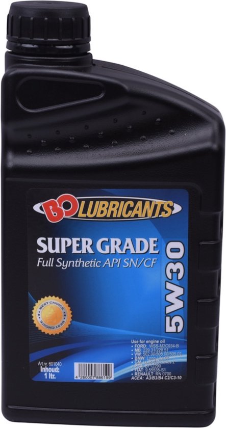Motorolie BO Motor-oil Super Grade 5W30 SN/CF (1L) | bol