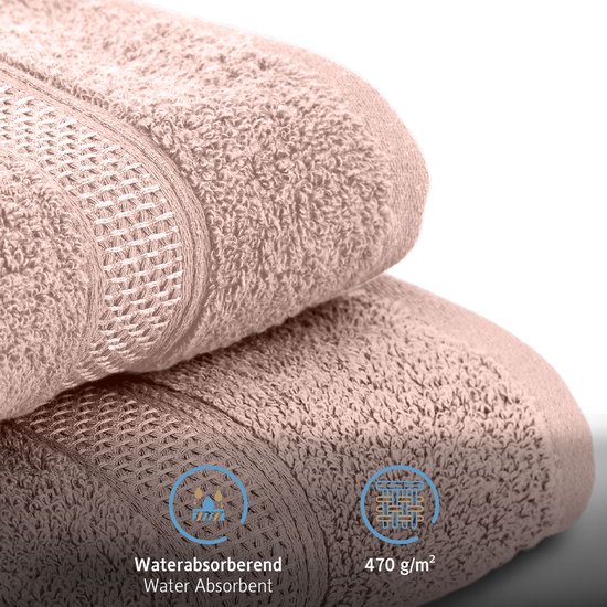 Komfortec 8x Handdoek 70x140 - 100% Katoen – Handdoekenset - Zacht ...