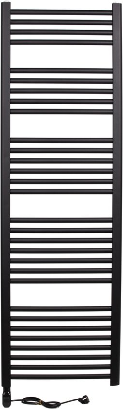 SYLRO® -ELEKTRISCHE BADKAMER RADIATOR-STANDAARD-ZWART-180CMX50CM | bol.com