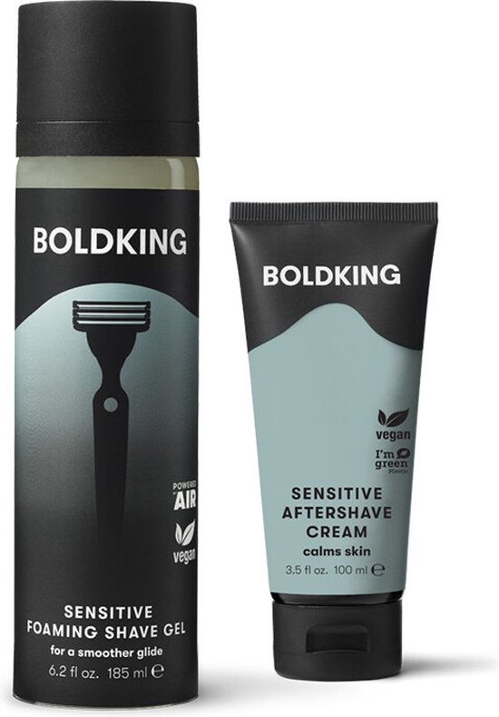 Boldking - Sensitive Foaming Shave Gel - Gevoelige huid - Kalmerend - 185ml | bol