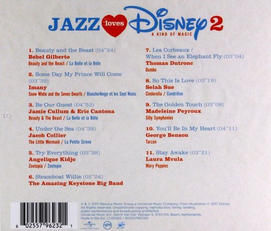 Jazz Loves Disney 2, various artists | Muziek | bol