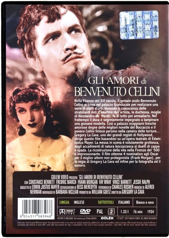 Cellini's galante avontuur [DVD] (Dvd), Frank Morgan | Dvd's | bol.com