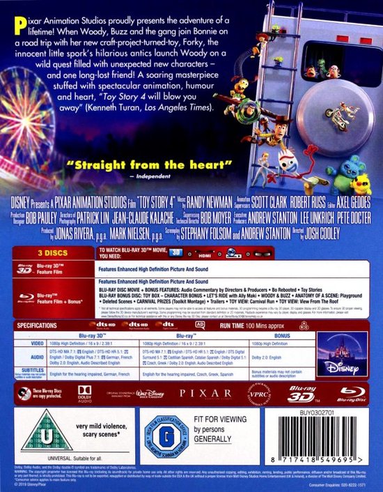Toy Story 4 (Blu-ray), Tony Hale | Dvd's | bol