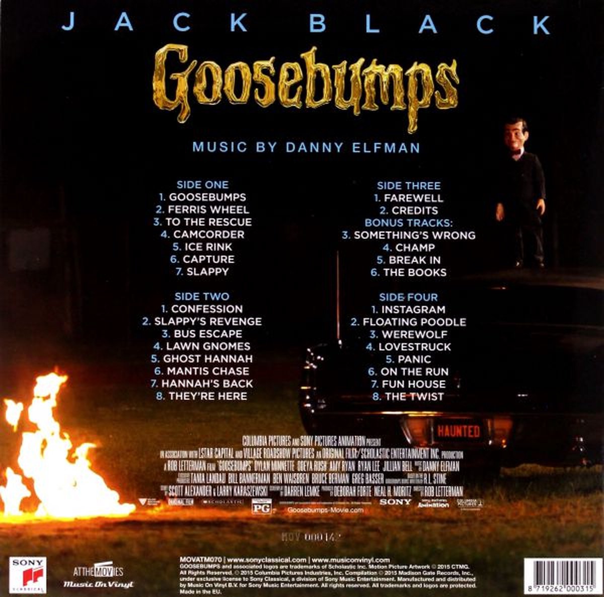 Original Soundtrack - Goosebumps (Danny Elfman), Ost | Muziek | bol