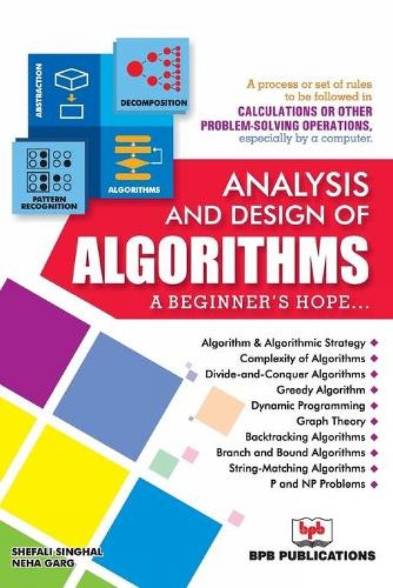 Analysis and Design of Algorithms- A Beginner's Hope | 9789386551894 ...