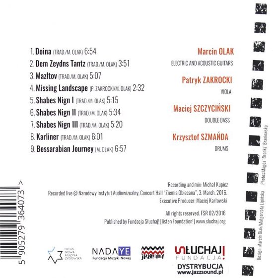 Marcin Olak Quartet: Bessarabian Journey [CD], Marcin Olak Quartet ...