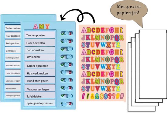 To do planner – Planbord om routines op te bouwen - Dagplanner kind ...