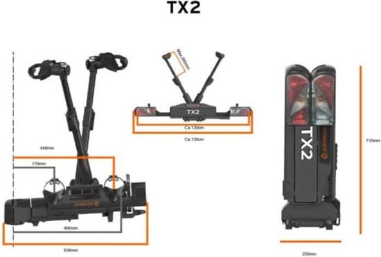 Spinder TX2 Fietsendrager | bol