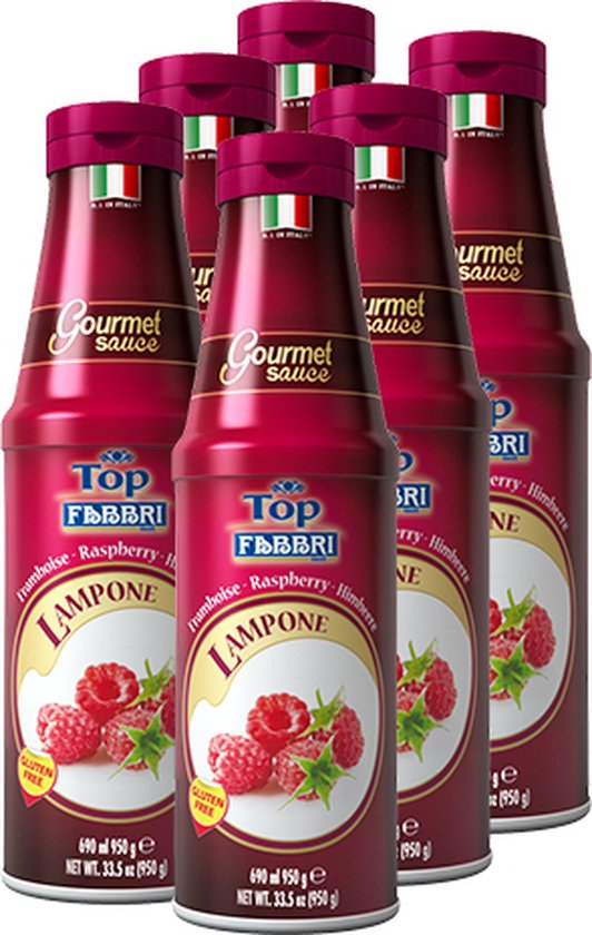 Fabbri - Topping Framboos - 6x 690ml | bol