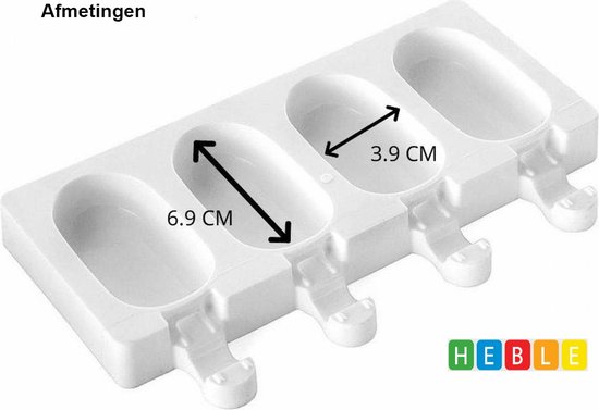 Mal voor Magnum vorm Ijsjes - Maak je eigen ijsjes - DIY - van Heble ...