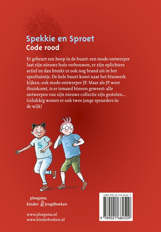 Spekkie en Sproet - Code rood, Vivian den Hollander | 9789021684529 ...