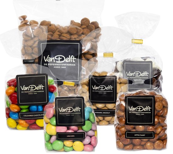 Van Delft - Kruidnoten Familie 6-Pack - Kruidnoten Pakket - Sinterklaas ...