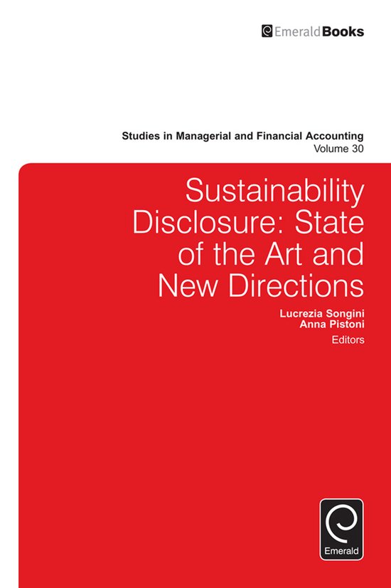 Sustainability Disclosure State Of The A | 9781785603419 | Lucrezia ...