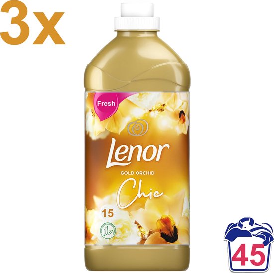 Lenor - Golden Orchid - Chic - Assouplissant - 45 lavages - 3x 540ml ...