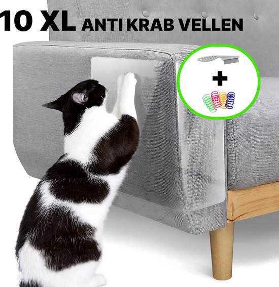 My Green Deal- Anti Krab Vellen Voor Kat en Hond - 10 XL Vellen - 43.2 ...