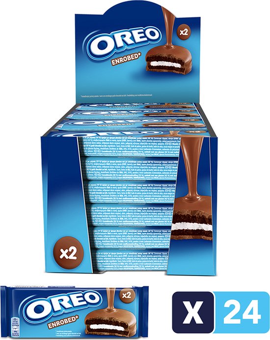 OREO Original met een bedekking met melkchocoladesmaak- 41g x 24 | bol