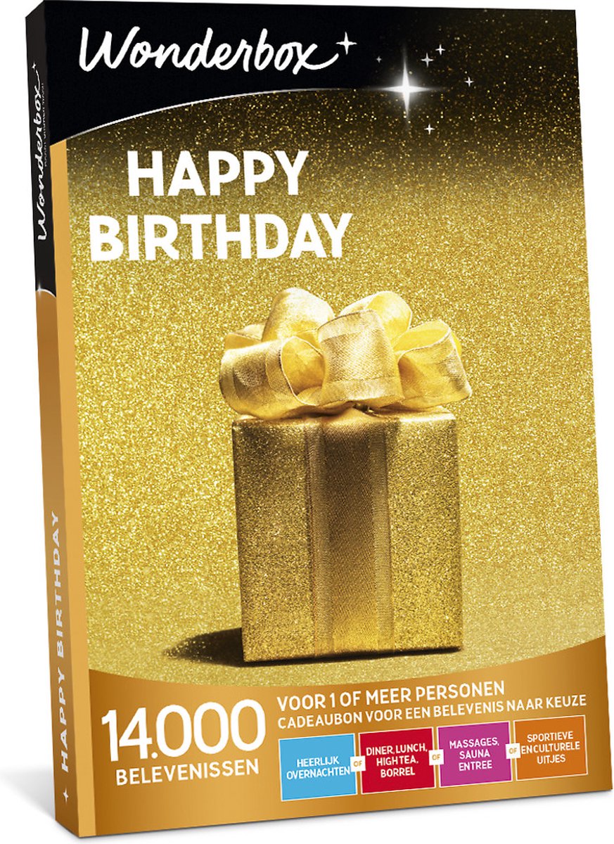 Wonderbox Cadeaubon - Happy Birthday | bol