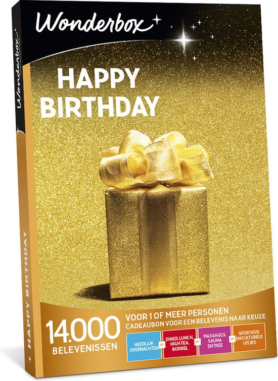 Wonderbox Cadeaubon - Happy birthday | bol